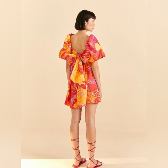 FARM Rio | Dresses | Nwt Farm Rio Summer Garden Ombre Mini Dress | Poshmark